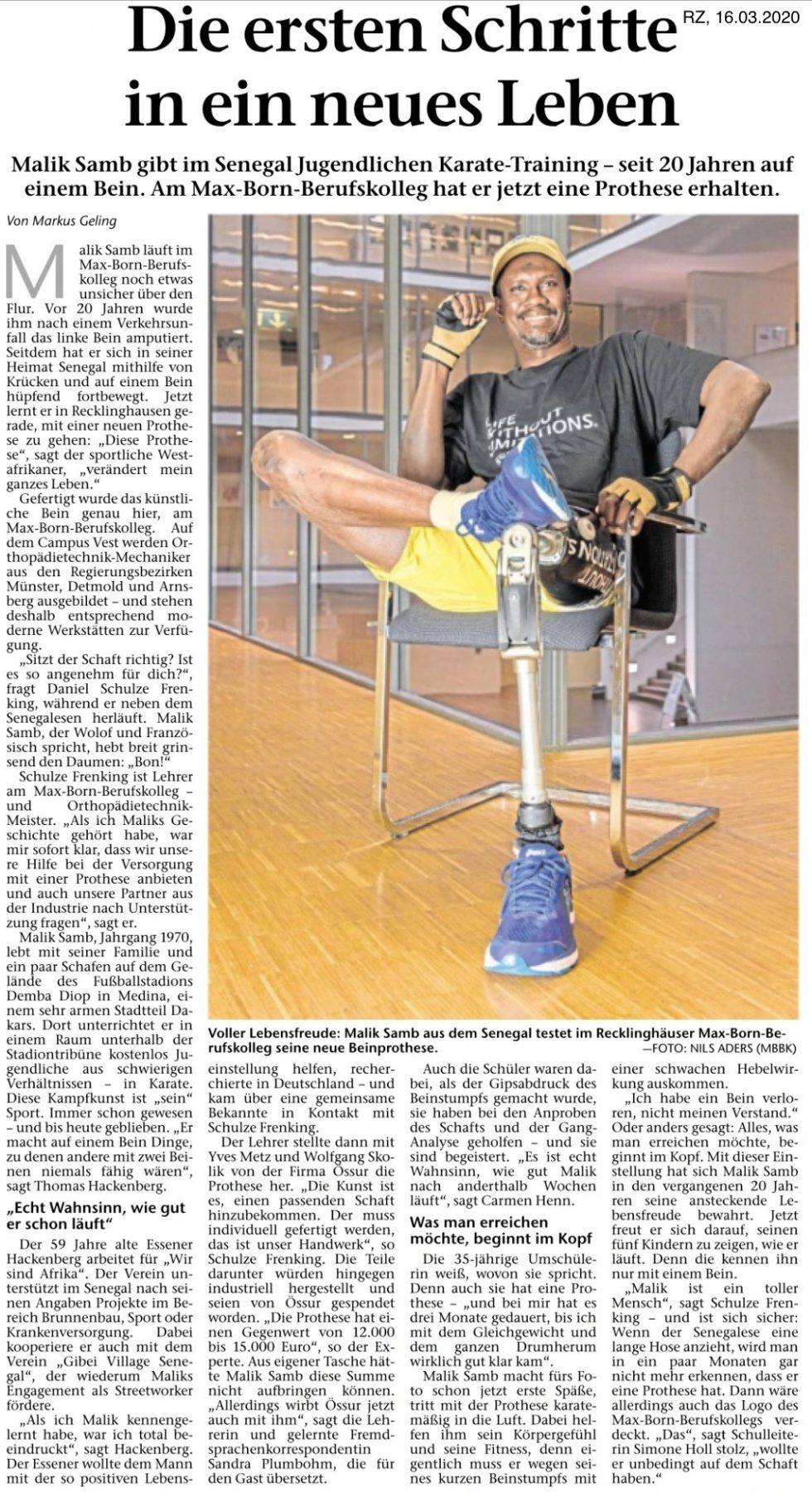 MBBK in der Presse - Max-Born-Berufskolleg