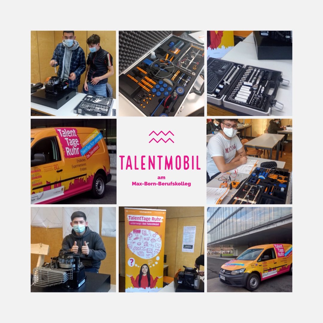 Das TalentMobil am MBBK - Max-Born-Berufskolleg